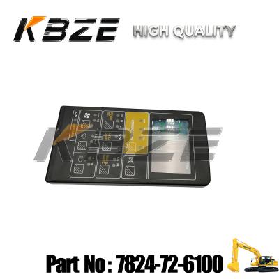 China KBZE TOP QUALITY 7824-72-6100 KOMATSU PC200-5 EXCAVATOR INSTRUMENT PANEL for sale