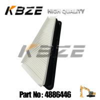 China CABIN AIR FILTER 4886446 CLEAN CAB ENVIRONMENT FITS E313, E315, E320, E325 EXCAVATOR for sale