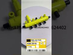 CAT 320D 323D EXCAVATOR 438-3416 RAIL AS-FUEL 320D 323D FITS C6.4 C6.6 ENGINE