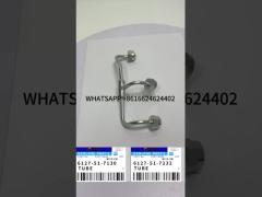 CAMSHAFT OIL PIPE 6127-51-7130 KOMATSU S6D155-4 ENGINE 6127-51-7232 6127-51-7230 FOR D155A