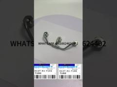 BULLDOZER D155A 6127-51-7140 6127-51-7142 KOMATSU S6D155-4 ENGINE CAMSHAFT OIL PIPE