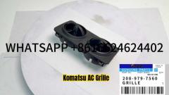 KBZE 208-979-7560 2089797560 KOMATSU AIRCOND GRILLE FOR PC130 PC160 PC180 PC200 PC300 PC400 PC600 PC