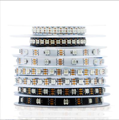 China Built Smart Color True WS2812 5050 LED Strip 5V Waterproof & Remote Dimmable Cuttable TV Backlight for sale