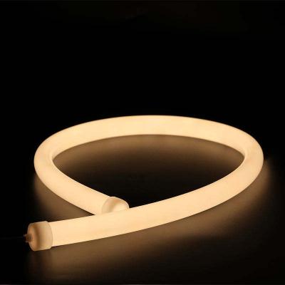 China AC220 IP65 Waterproof 360 Degree Round Flexible PVC LED Neon Strip Lamp for sale