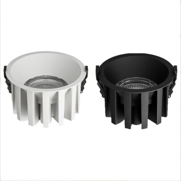 Quality Defeat Fog Moisture IP65 Recessed Aluminum COB LED Spotlight Anti-Glare Beam for Residential Bathroom/Toilet/Hotel High CRI for sale