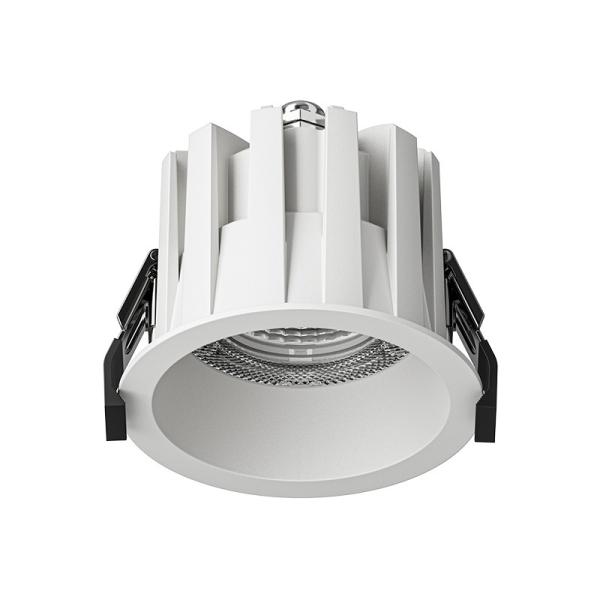Quality IP65 Waterproof Aluminum Recessed LED Downlight Anti-fog Moisture-proof Anti-glare COB Spotlight for Bathroom Toilet Hotel for sale
