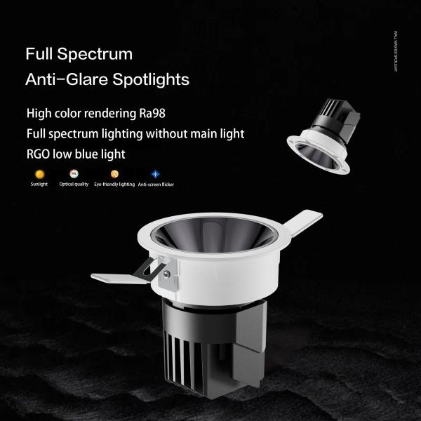 Quality Adjustable Ceiling Lamp New Indoor Home Lighting Recessed Spotlight 12w for sale