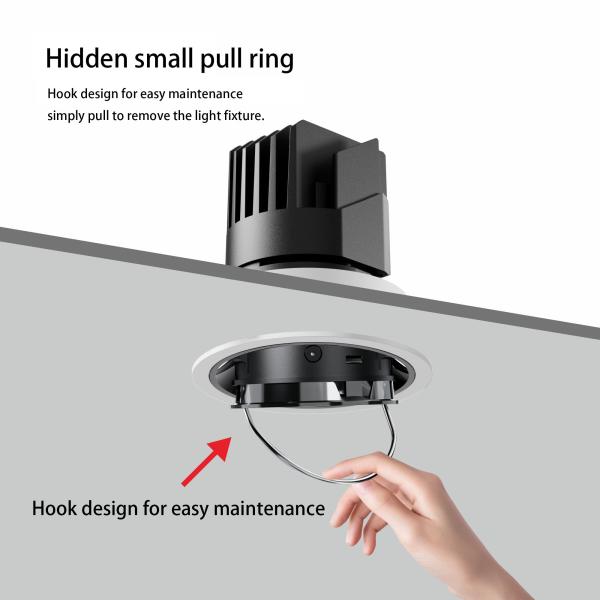 Quality Adjustable Ceiling Lamp New Indoor Home Lighting Recessed Spotlight 12w for sale