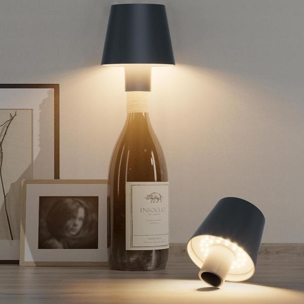 Quality Dimmable LED Wine Bottle Lamp Touch Control Portable Desk Lamp for Club/Restaurant/Prom/Party/Bar Decorative Lights for sale