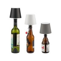 Quality 2024 New 3 Color Stepless Dimming Wine Bottle Lamp Rechargeable Touch Wireless for sale