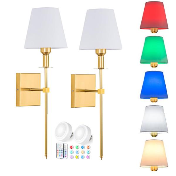 Quality LED Modern Classical Wall Lamp Bedside Reading Hotel Wall Lamp American Brass Wall Light RGB Lamps for sale