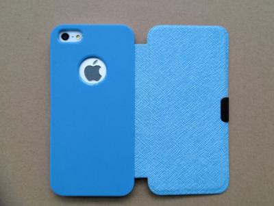 Cina Rivestimenti protettivi ultrasottili di Iphone del libro, cassa antiurto dell'unità di elaborazione di iPhone 5S del portafoglio in vendita