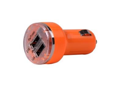 中国 5V 3.1A の アプリ 二重 USB 車の充電器、多数装置のための車の充電器 販売のため