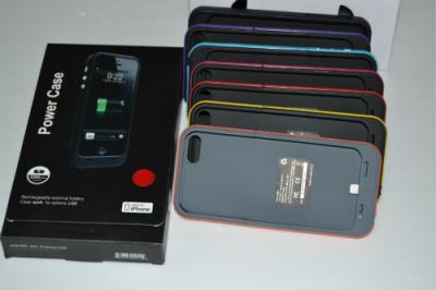 China Carregador de bateria alternativo externo protetor 2000mAh do caso do poder para o iPhone 5 à venda