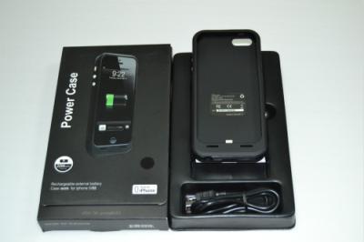 China Caso recarregável do poder da pilha do Li-Polímero da capacidade alta para o iPhone 5 da maçã à venda