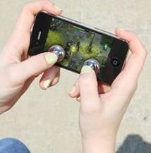 Cina Leva di comando del regolatore del gioco, regolatore del metallo per il iPhone 4/iPhone 4S in vendita