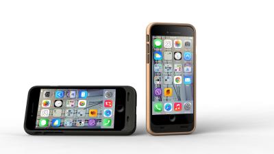 Cina caso solare del caricatore di Iphone di capacità elevata 3600mAh con il sostegno per Iphone 6 in vendita