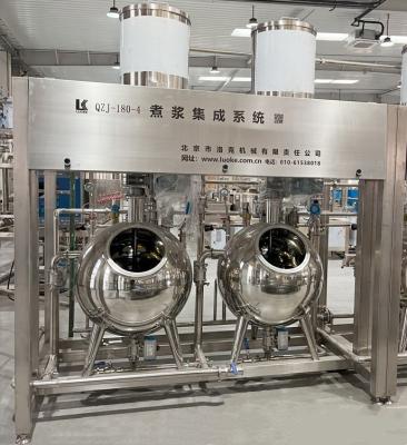 China Upgrade to a Large-Scale Automatic Soymilk Cooking Machine for 300 KG Tofu Production for sale