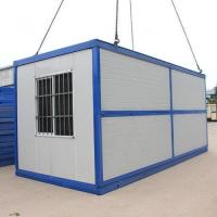 China Standard Mobile 40ft Prefab Container Homes Flat Pack Fast Install Folding Container for sale