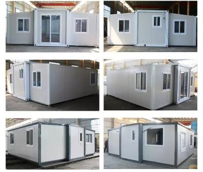 China 40ft 20ft Sandwich Panel Uitbreidbare Container Huis Voor 5 Slaapkamers Luxe Te koop