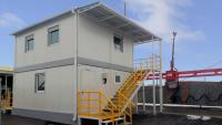 China Foldable Extendable Prefab Container House Mobile Solar Accommodation For Warehouse for sale