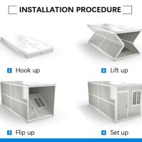 China Detachable Prefab Modular Container Homes Mobile Foldable Tiny House Fast Install for sale