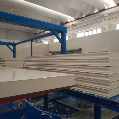 Cina 50 mm di spessore pannello sandwich Pu B1/B2 grado ignifugo resistenza alla temperatura in vendita