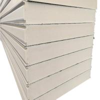 China Metal Panel PPGI Polyurethane Sandwich Panel Insulated Rock Wool Polyurethane Panel for sale