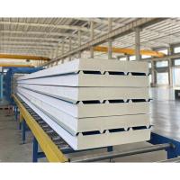 China PPGI Polyurethane PPGI Warehouse PU Roof Panel Polyurethane Cold Room Panels for sale
