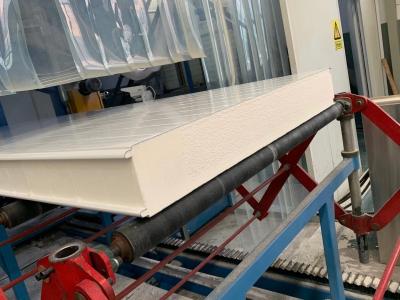 China PU Polyurethane Coldroom Insulated Sandwich Wall Panel 100mm Fireproof B1 Grade for sale