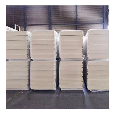 China Branddicht metalen geïsoleerd sandwichpaneel voor wandwarmgeleiding 0,020 W/MK Te koop