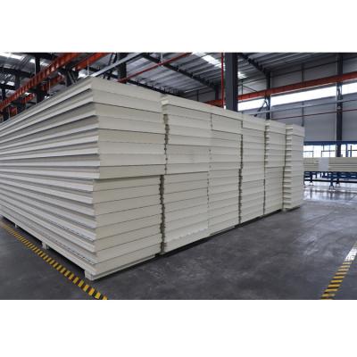 China Insulated Warehouse Polyurethane Foam Aluminum Sandwich Panel With 40-45kg/M3 Density for sale