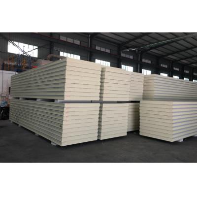 China Insulated Warehouse Polyurethane Foam Aluminum Sandwich Panel With 40-45kg/M3 Density for sale