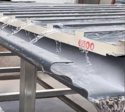 Cina prezzo di vendita in fabbrica30/50mm Edificio industriale Casa uso Isolamento termico impermeabile bianco PU pannelli sandwich tetto in vendita