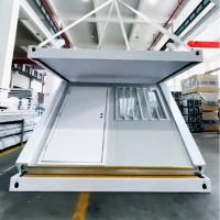 China Modular Folding Container House Z Shaped Low Maintenance Space saving for sale