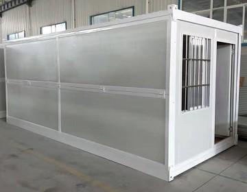 China Hardwood Core Expandable Fold-and-Stack Shelter All Edges Sealed by Waterproof Paint for sale