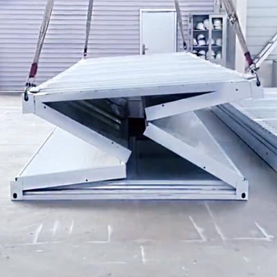 China Gegalvaniseerd staal frame vouwcontainer huis voor hotel accommodatie oplossing Te koop