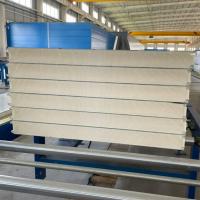 China Fireproof Grade B1/B2 Polyurethane PU Sandwich Panel with Core Polyurethane Foam for sale
