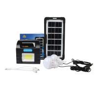 China Outdoor Portable Mini Solar Lighting System Kit With Bulb Panel for sale