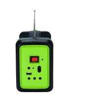 China 4500mah Portable Outdoor Solar Lighting System With Fm Bluetooth Function For Emergency Charging for sale