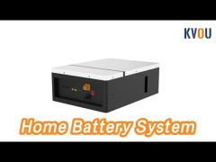Solar Home Battery System Box Lifepo4 100ah 51.2V 5.12kWh Wall Mounted