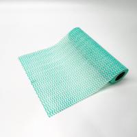 China Viscose Polyester Kitchen Cleaning Wipes Printed Absorbent Reusable 100gsm for sale