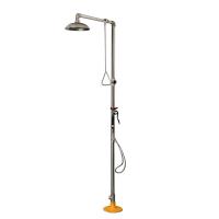 Quality Handheld Emergency Eye Wash Shower Station 120-180L/min With Aluminum Alloy Base for sale