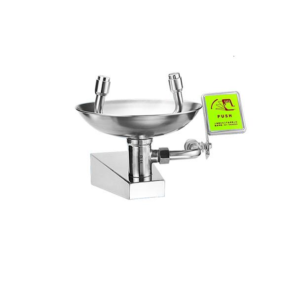 Quality Stainless Steel Wall Mounted Eyewash Station Standard Version With Aluminum for sale