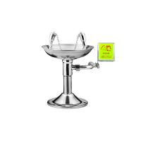 Quality Standard Version Deck Mount Eye Wash Stainless Steel Push Handle Valve Type for sale
