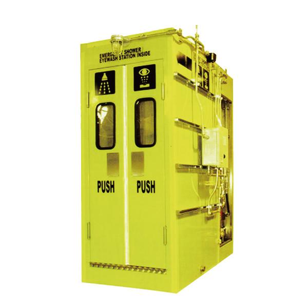 Quality Enclosed Emergency Shower Eye Wash Station With Heating And Cooling System for sale