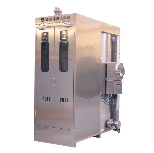 Quality Inclosed Emergency Shower and Eyewash With Heating and Chilling System for sale