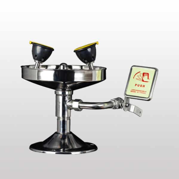 Quality BH35-1009 Stainless Steel Deck Mounted Eyewash with Compact Design and ANSI Z358.1-2014 Compliance for sale
