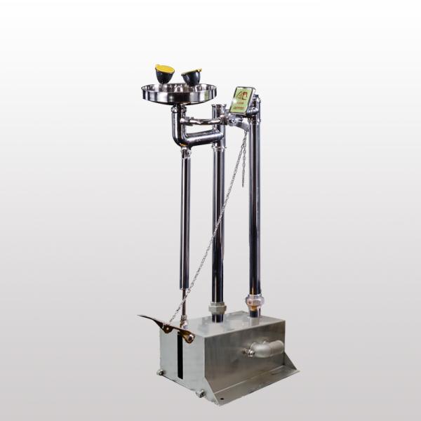 Quality 304 Stainless Steel Automatic Emptying ANSI Certified Emergency Shower Eyewash Station for sale