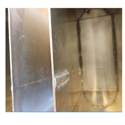China Op maat gemaakte aluminiumdozen Vervaardiging Gelast onderaan ovaal gewalst Te koop